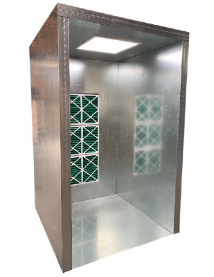 4'x 4'x 7' Creative Coating Solutions Power Spray Enclosure