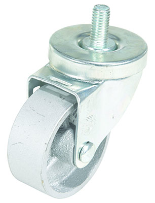 Cast Iron/Steel Stem Swivel Caster 3 In. Diameter x 1 In. Width 350 Lb ...